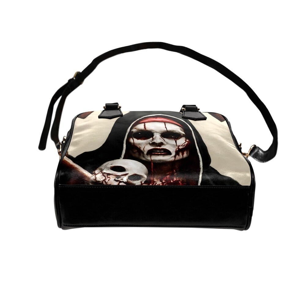 Demented Witch Zombie Holding Skull Shoulder Handbag Horror - Etsy UK