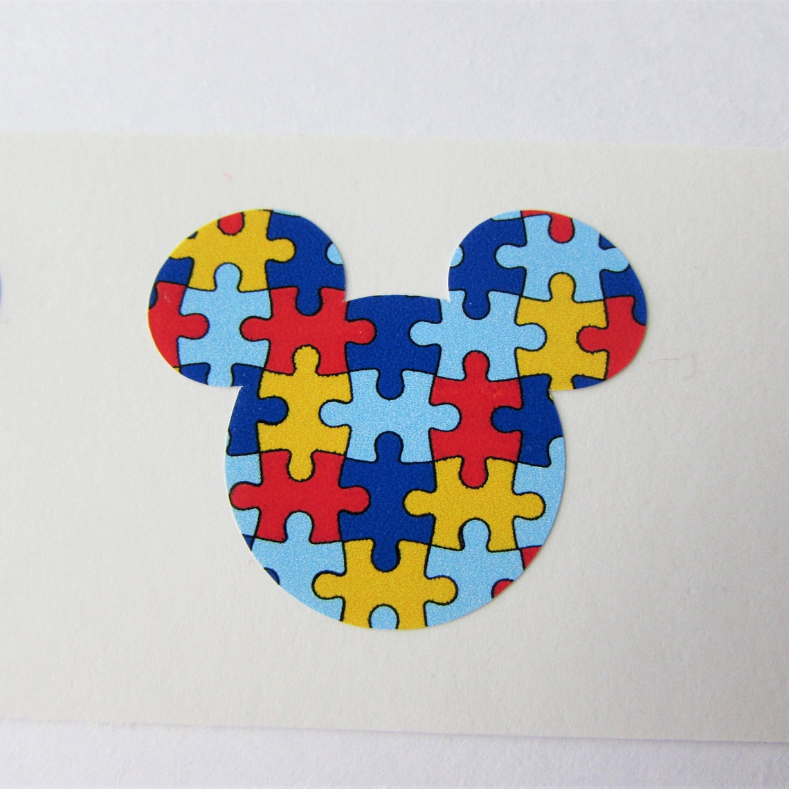 Autism Mouse Ears Vinyl Decal Autism Awareness Mouse Vinyl Decal Autism ...