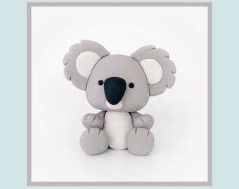 Koala Cake Topper/forest Party Cake/forest Animal Cake Toppers/party ...