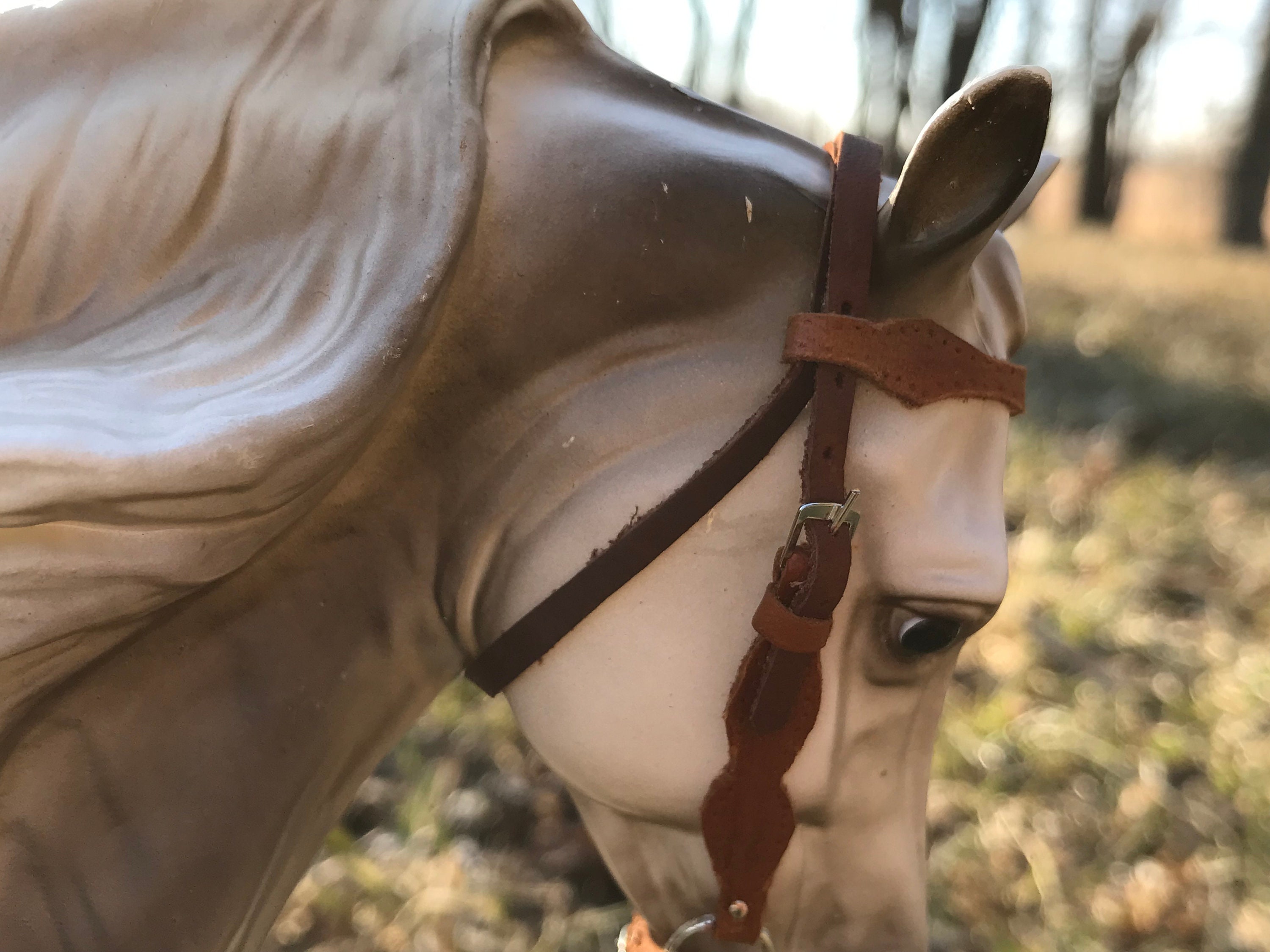 Western Style English Horse Snaffle Bridle and Reigns Set for Breyer ...