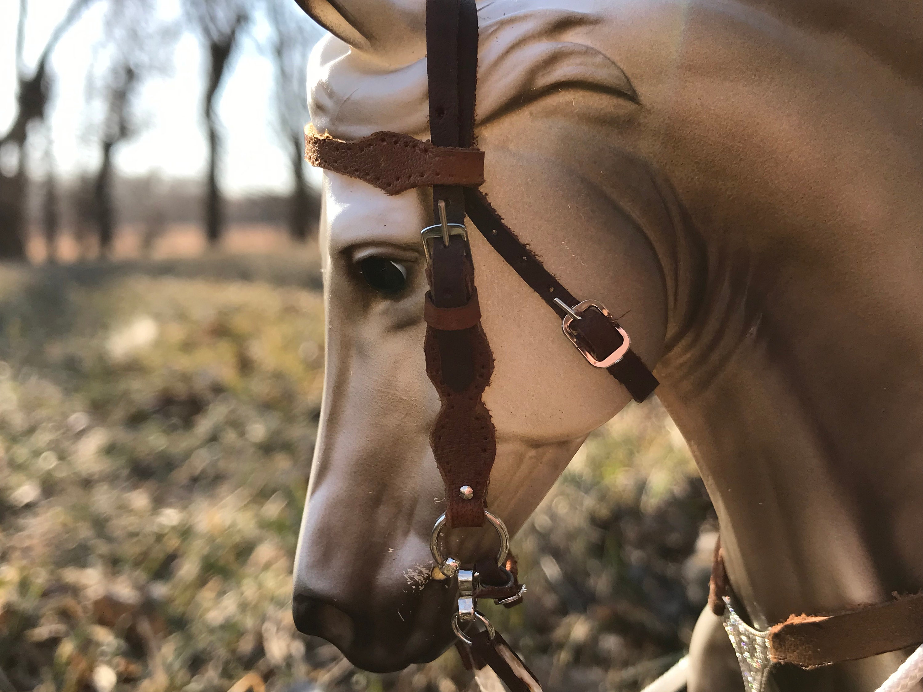 Western Style English Horse Snaffle Bridle and Reigns Set for Breyer ...