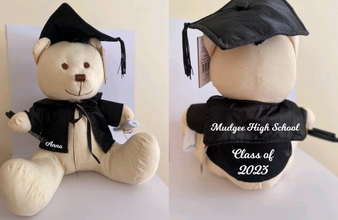 Personalised Signature Graduation Bear - Etsy