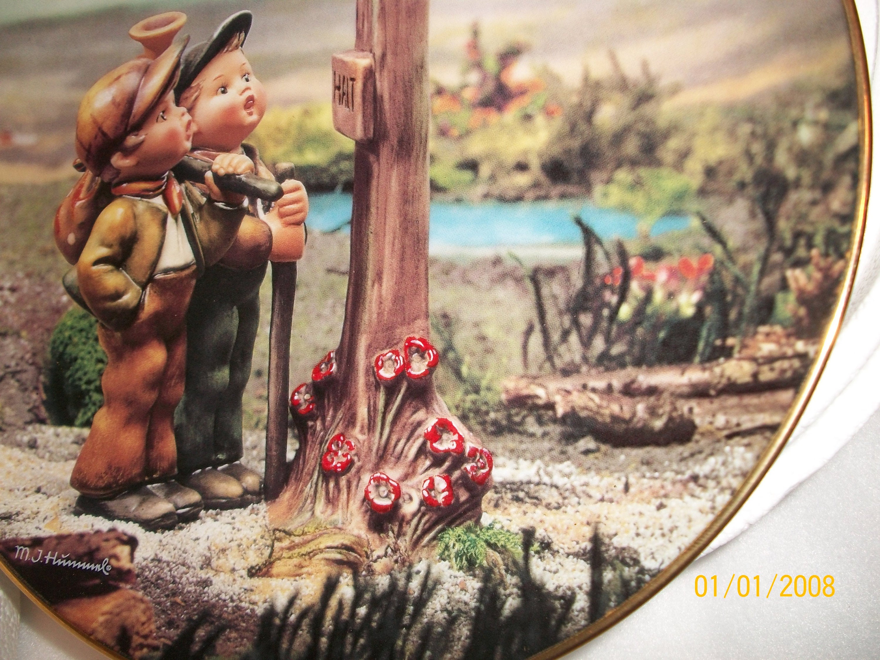 VINTAGE Rare Hummel Calendar Plate March WY8158 A Windy - Etsy