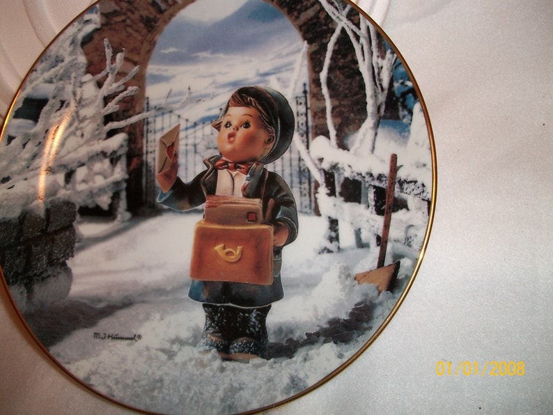 VINTAGE Super-rare Hummel Calendar Plate February no Month on | Etsy