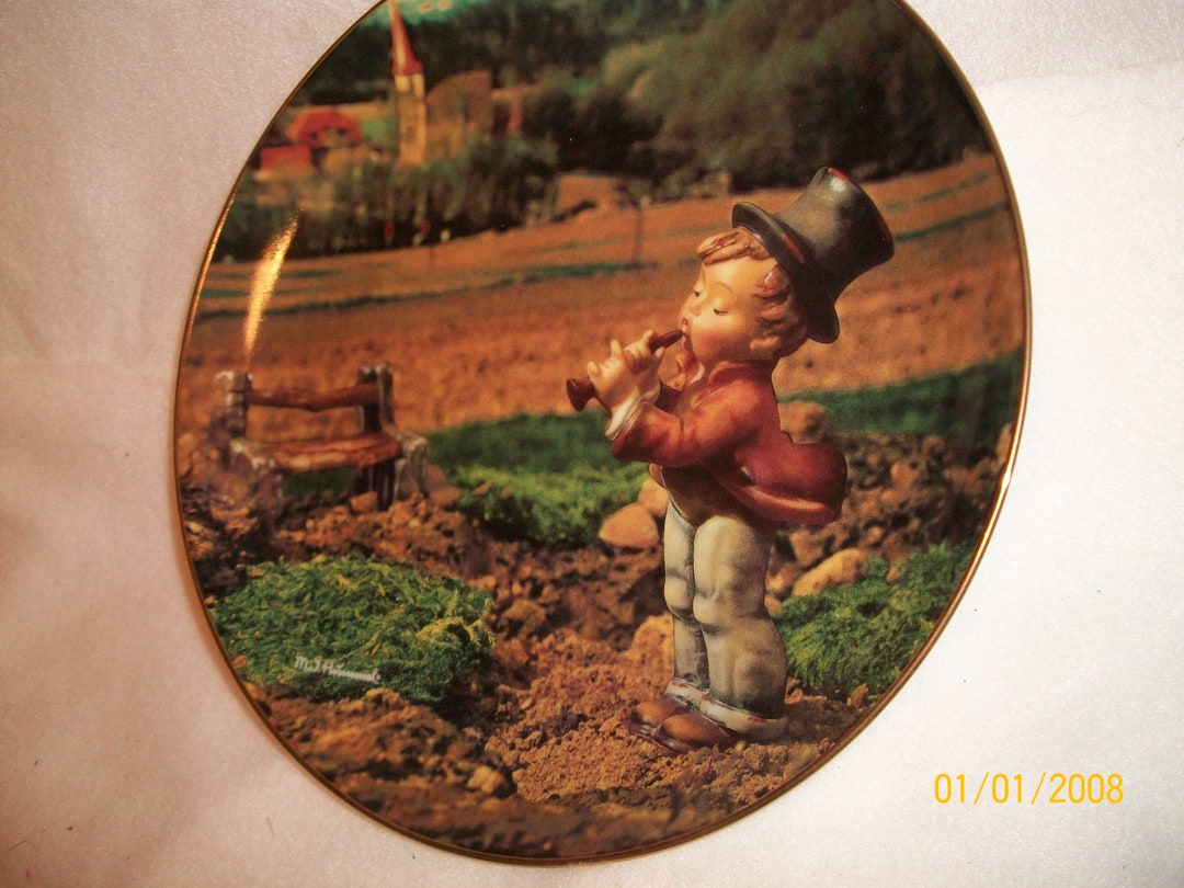 VINTAGE Rare Hummel Calendar Plate November, WY8158 Song of ...