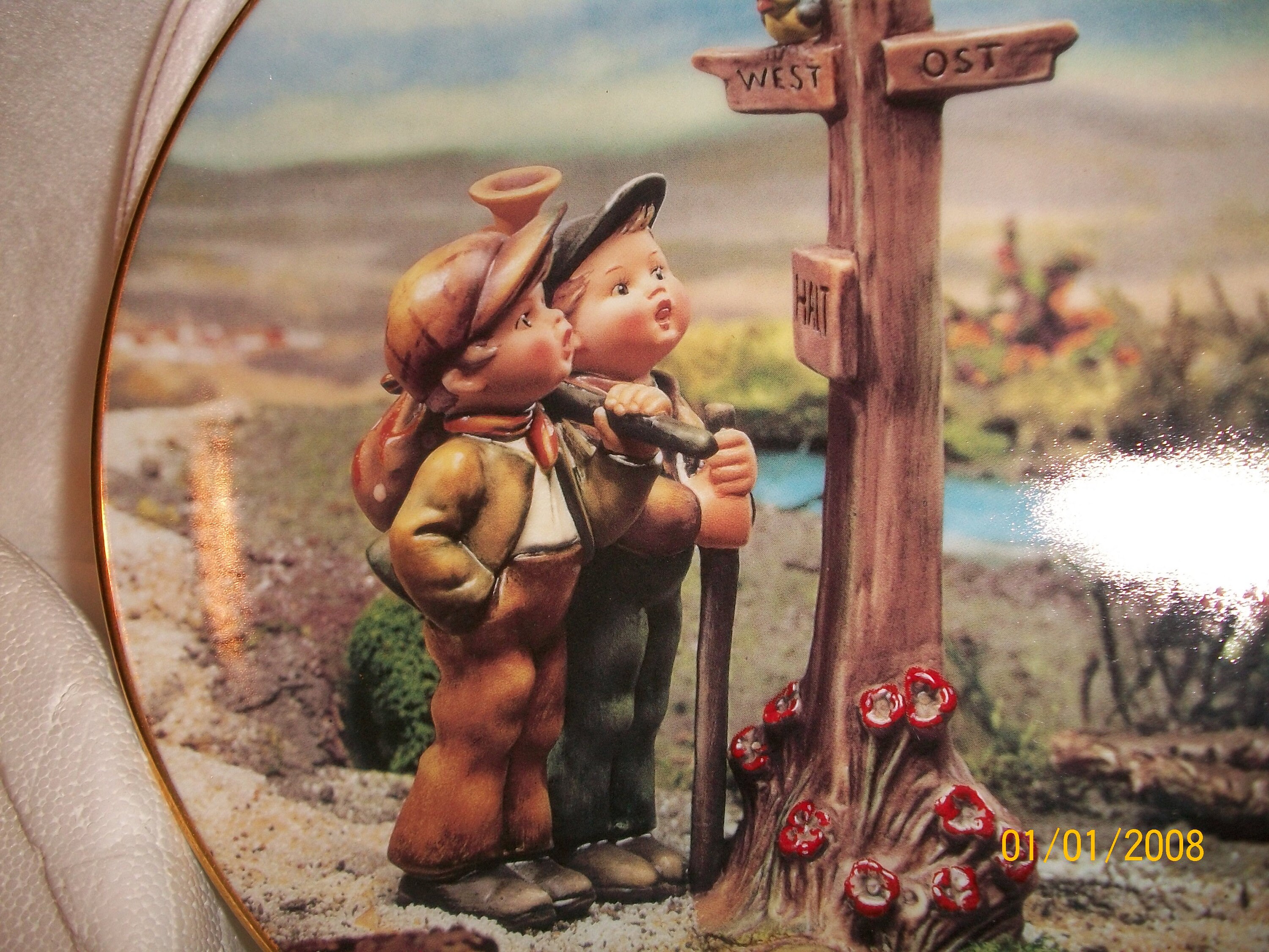 VINTAGE Rare Hummel Calendar Plate March WY8158 A Windy - Etsy