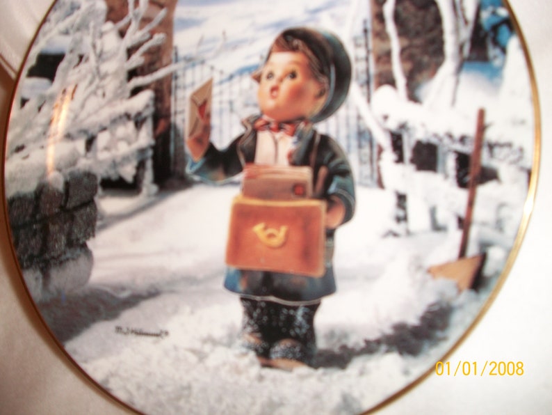 VINTAGE Super-rare Hummel Calendar Plate February no Month on | Etsy