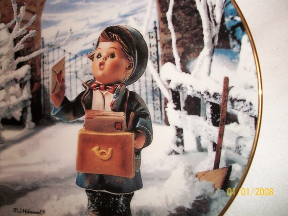 VINTAGE Super-rare Hummel Calendar Plate February no Month on | Etsy