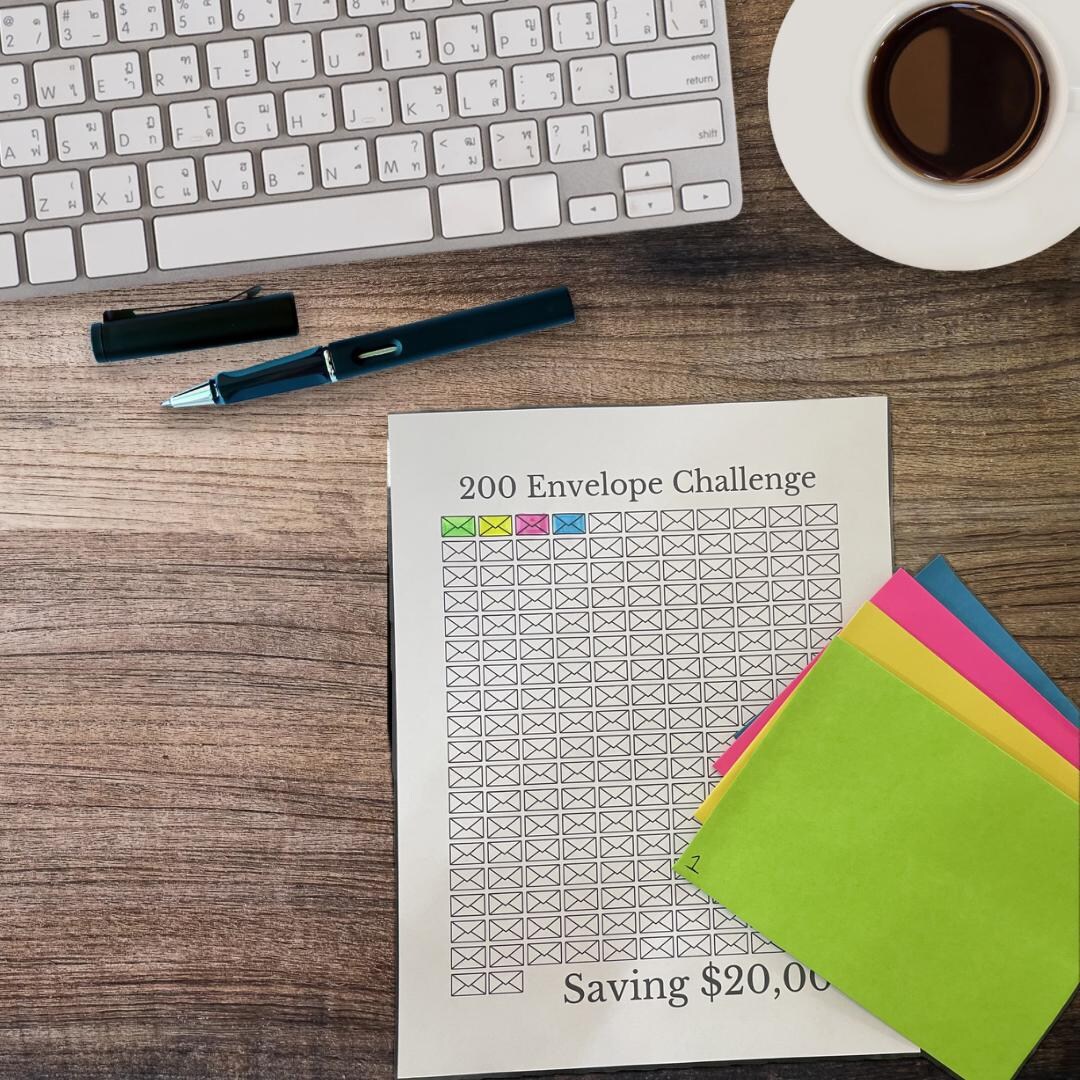 200 Envelope Challenge - Etsy
