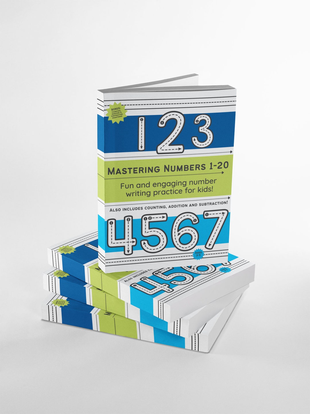 Mastering Numbers 1-20: Fun and Engaging Number Writing Practice for ...