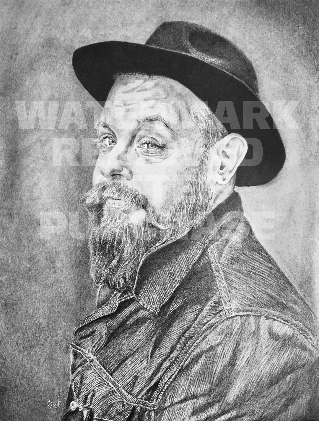 Nathaniel Rateliff - Songwriter Art Print From Original, One-of-a-kind ...