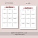 Year Overview, Yearly Planner, Planner Printable, Yearly Overview ...