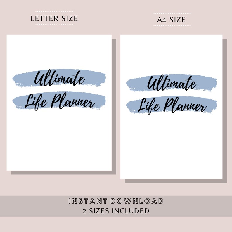 Ultimate Life Planner, Life Planner Digital, Ultimate Life Binder ...