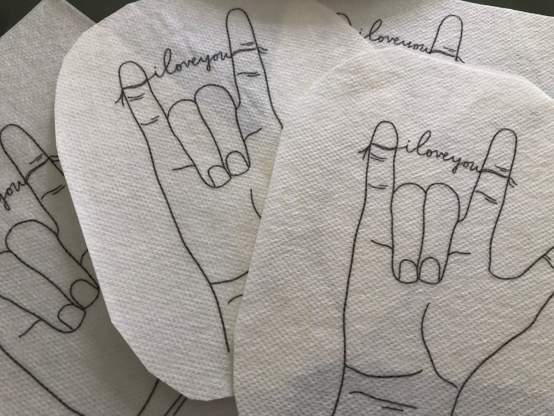 ASL ILY Hand Embroidery Kit - Etsy