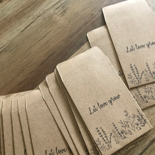Seed Packet Favors for Party/ Wedding/ Shower - Etsy