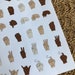 American Sign Language Alphabet Sticker Sheet - Etsy