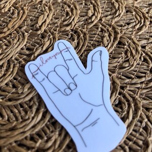 ASL ILY Sticker - Etsy