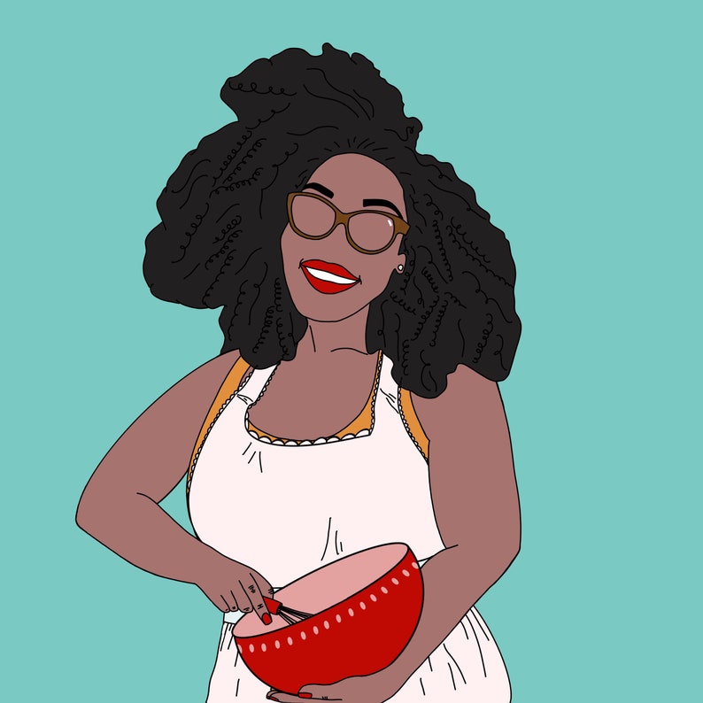 Custom Personalized Portrait / Printable Art / Digital Illustration ...