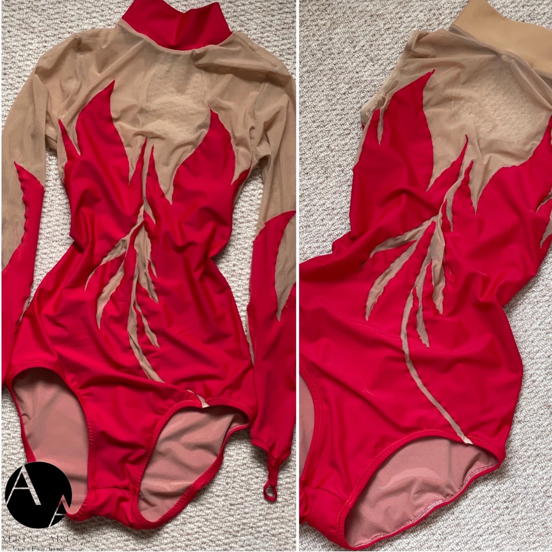 Customisable Bodysuit Leotard Dance Acro Aerial Circus Costume Fire on ...