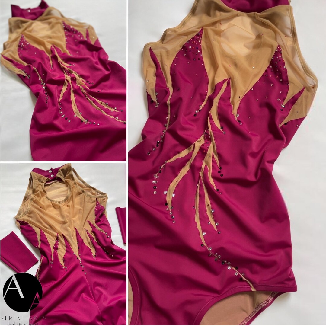 Customisable Bodysuit Leotard Dance Acro Aerial Circus Costume Fire ...