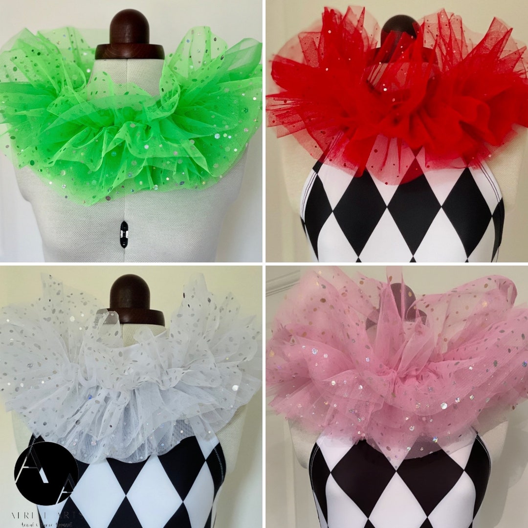 CUSTOMISABLE Circus Neck Ruffle Jester - Etsy