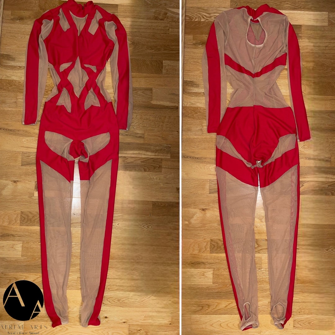 Customisable Dance Acro Aerial Catsuit Jumpsuit Silhouette - Etsy