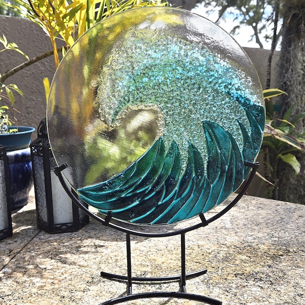 Glass Wave Sculpture - Etsy