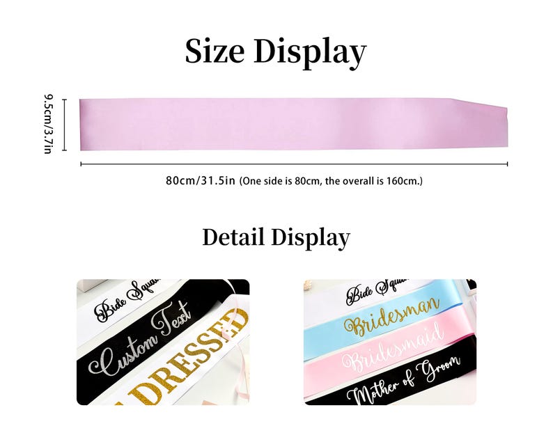 Personalized Name Sash, Custom Wedding Sash, Personalized Sash for ...