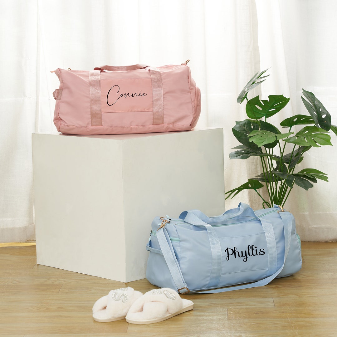 Personalized Duffel Bag Girls Monogrammed Travel Bag - Etsy