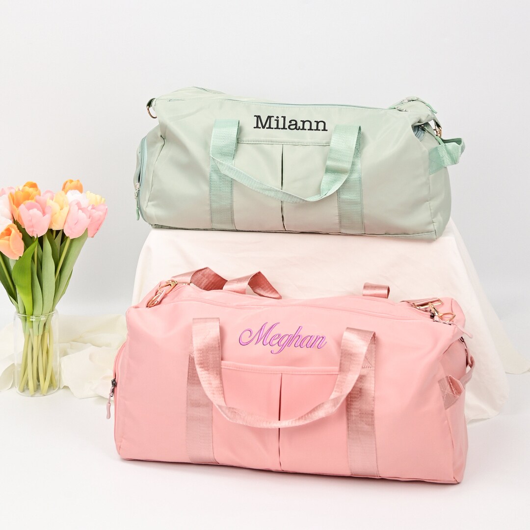 Personalized Duffel Bag, Duffel Bag With Monogram, Monogram Duffel Bag ...