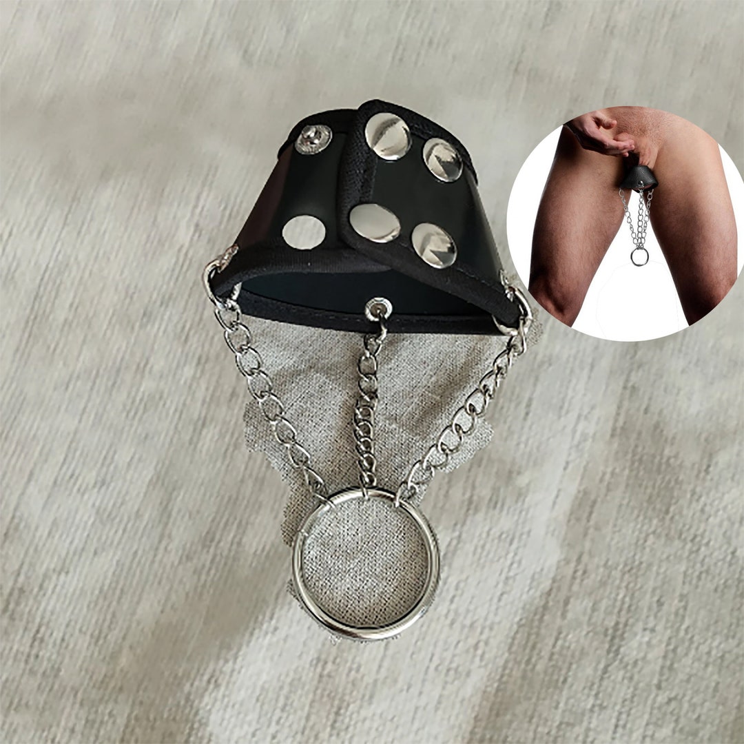 Leather Parachute Ball Stretchermale Scrotum Stretching Cbt Etsy 日本