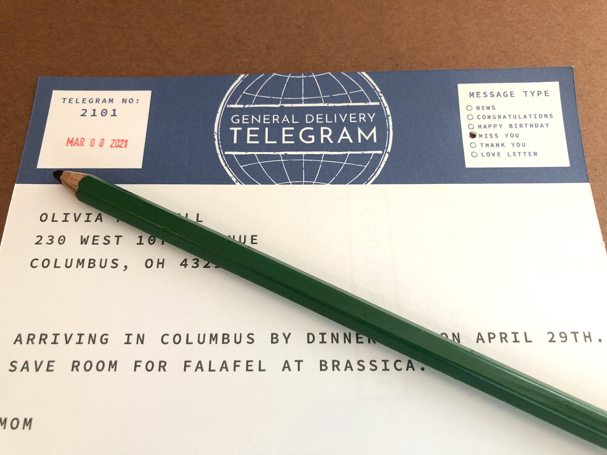 Send a Telegram - Etsy