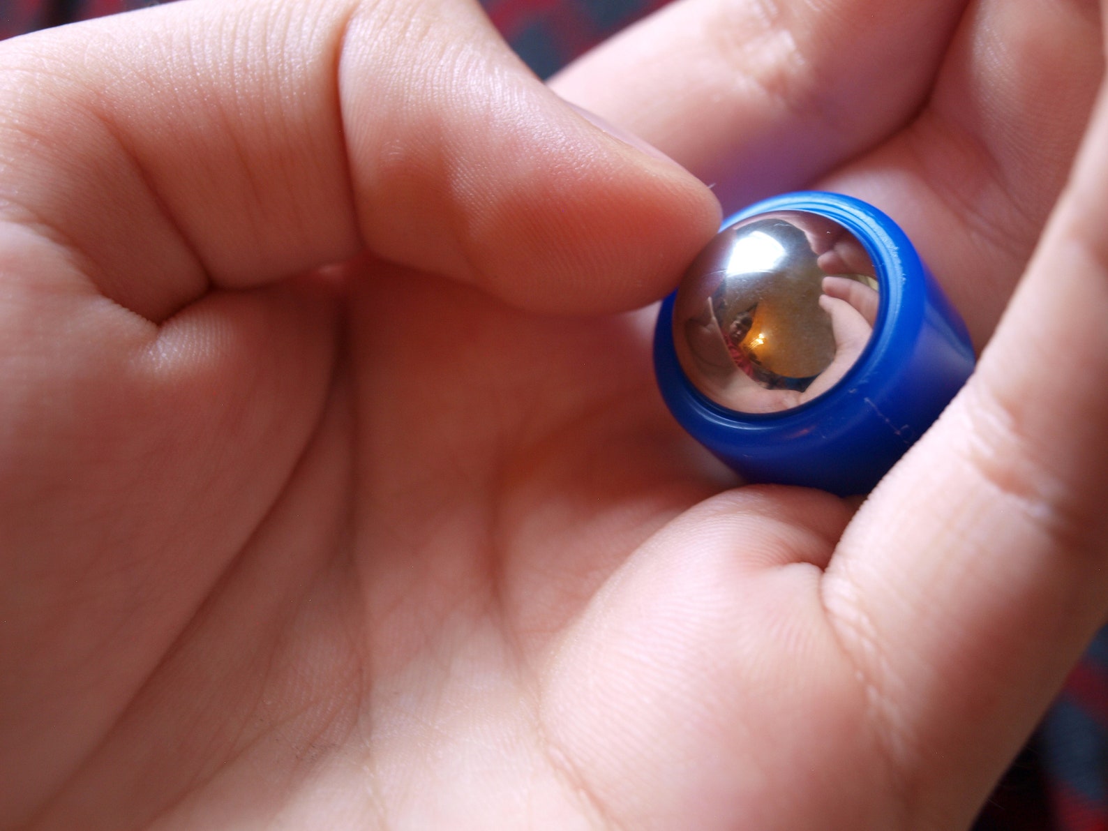 Orb-it Spring-loaded Roller Fidget Toy Stainless Steel Ball - Etsy