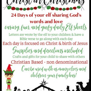 Elf Kit - Printable - Christian Based - Etsy