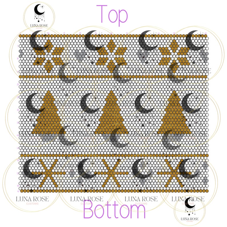 White Christmas Rhinestone Template Honeycomb Template - Etsy
