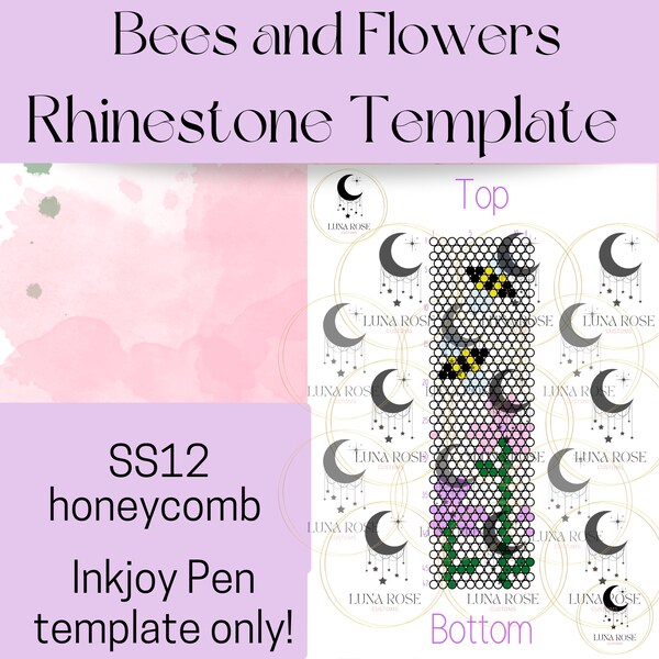 Honeycomb Rhinestone Template - Etsy
