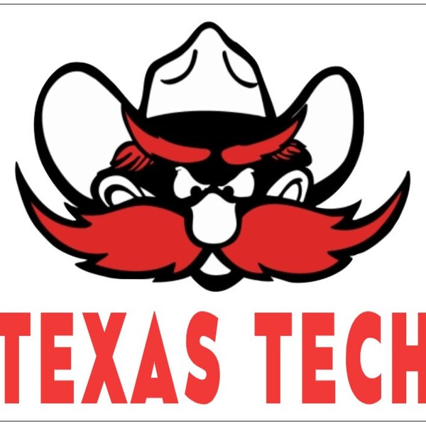 Texas Tech Embroidery - Etsy