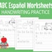 Spanish ABC Worksheets for Kids, Preschool, Kindergarten, Homeschool ...