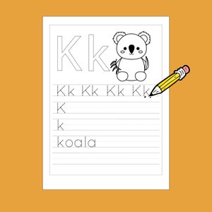 Kids Alphabet Worksheets, Preschool, Kindergarten, Homeschool ...