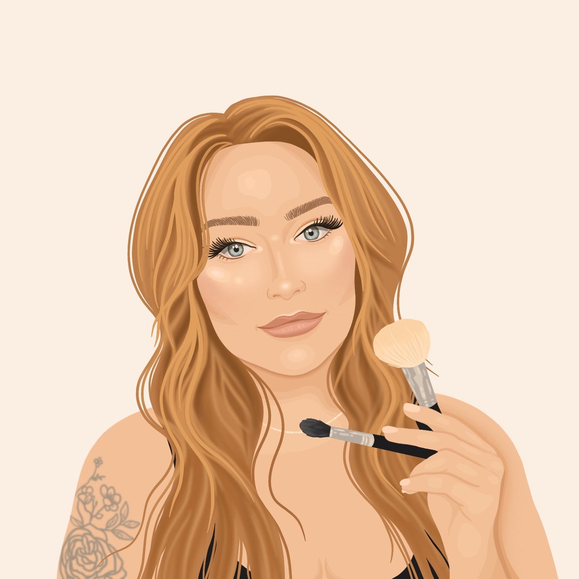 Custom Business Illustration - Digital Illustrated Portrait - Etsy