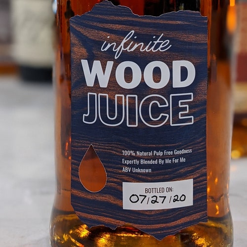 Infinity Bottle Label Larceny Inspired Bourbon Whiskey - Etsy UK