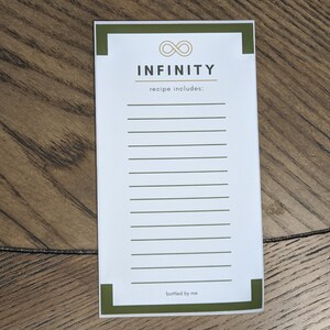 Infinity Bottle Label Bourbon Unique Hexagon Label Bourbon Whiskey - Etsy