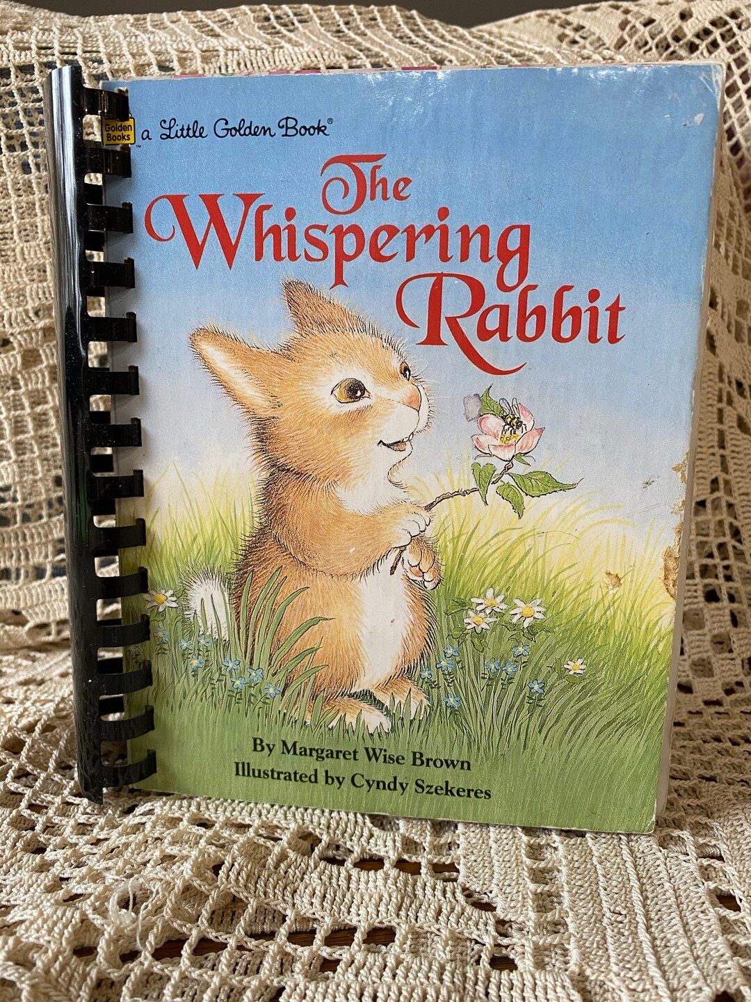 Handmade Vintage Golden Book the Whispering Rabbit 1975 Junk Journal - Etsy