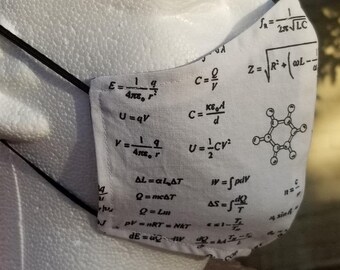 Physics Face Mask - Etsy