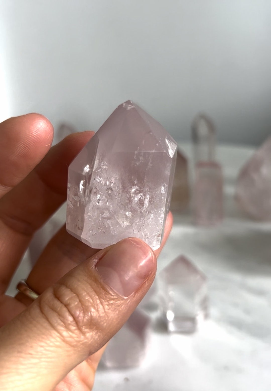 High Grade Pink Lithium Tower - Etsy