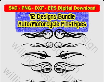 Old School Pinstripe Svg - Etsy