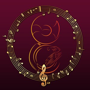 Tuba Fire Digital File for Abstract Wall Decor, Minimalist Art for Any ...