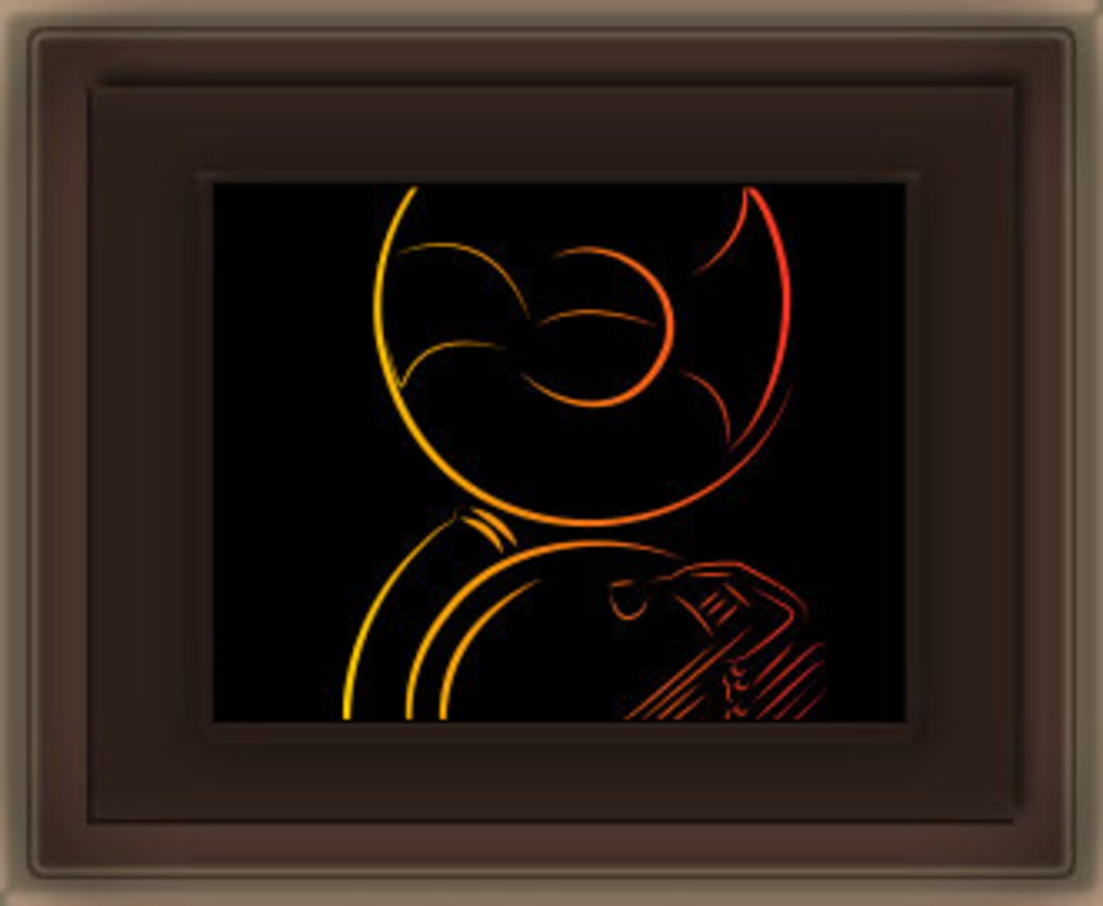 Tuba Fire Digital File for Abstract Wall Decor, Minimalist Art for Any ...