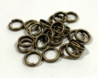 Antique Brass Split - Etsy