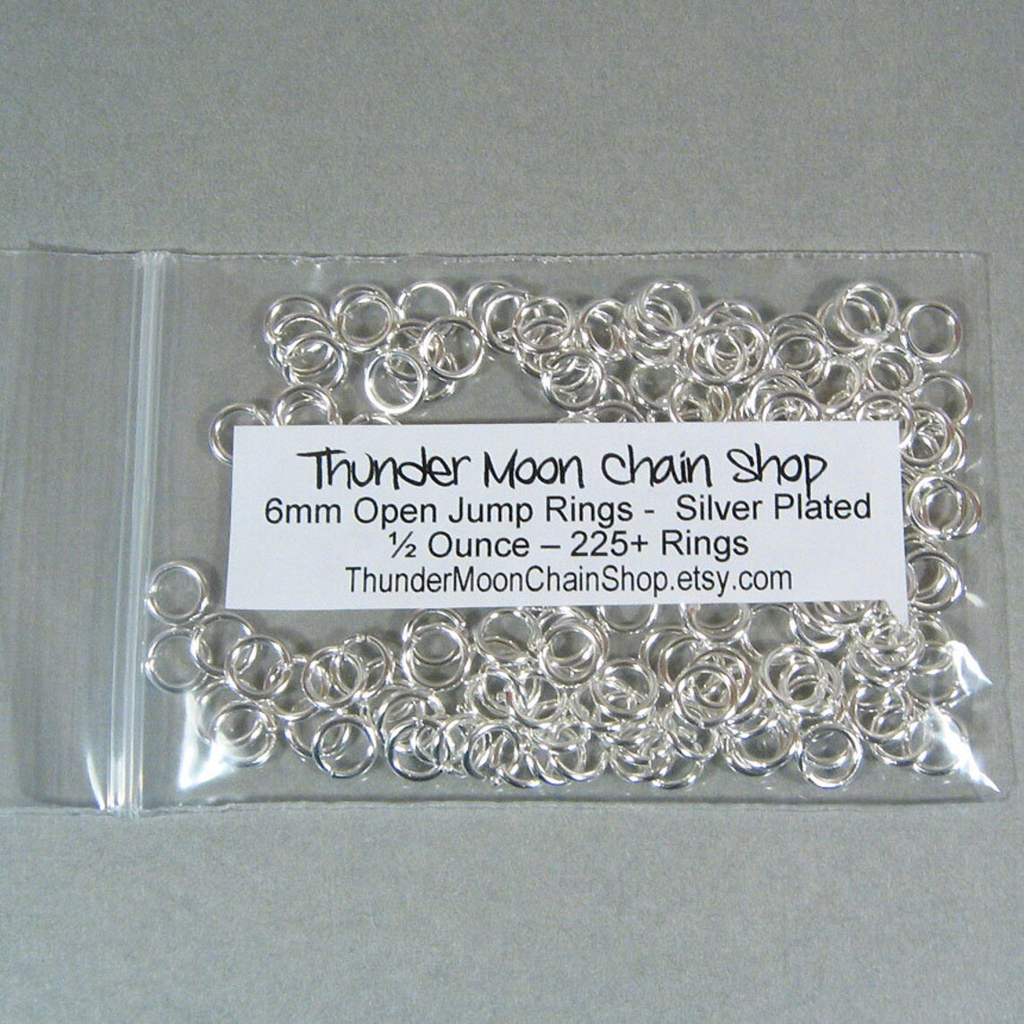 6mm Silver Plated Finish Jump Rings Choose Your Quantity - Etsy